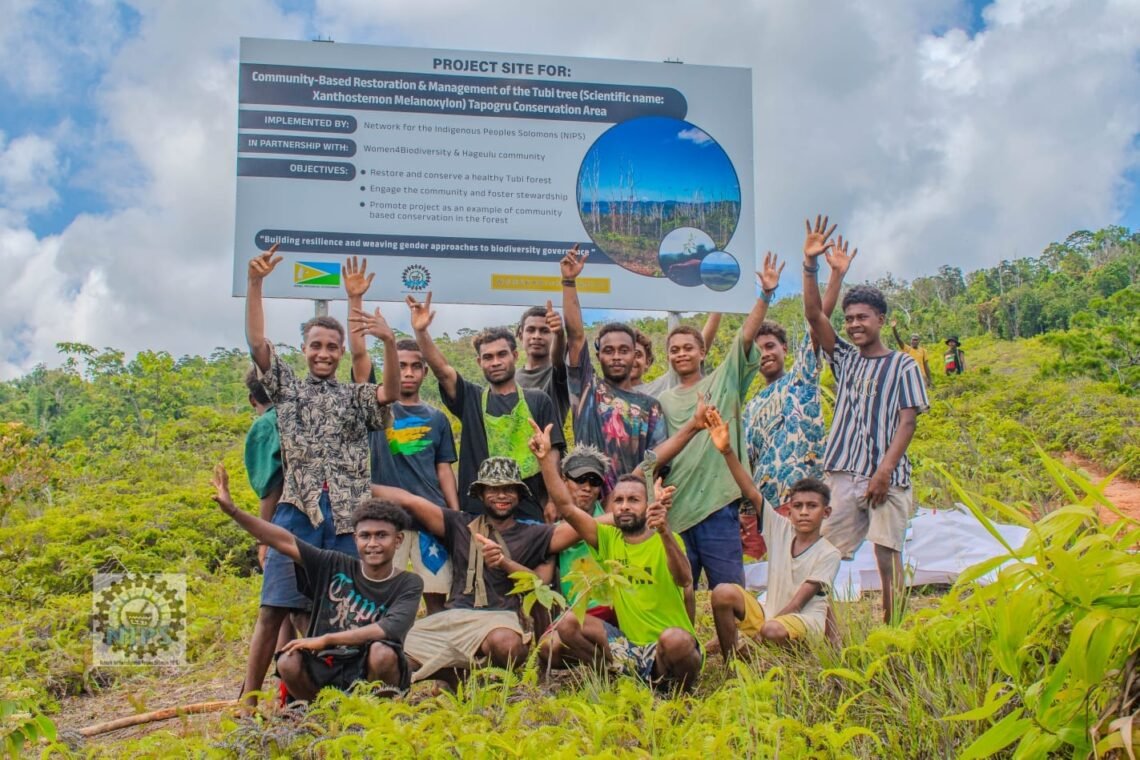 Hageulu Community Restores Endangered Tubi Trees in Isabel Province ...